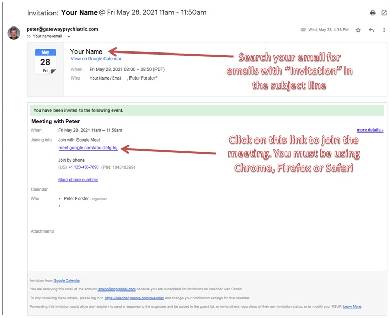 Google Meet - Gateway Psychiatric